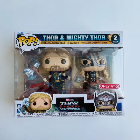 Funko | Accessories | New Funko Pop Thor Mighty Thor 2 Pack Thor Love ...